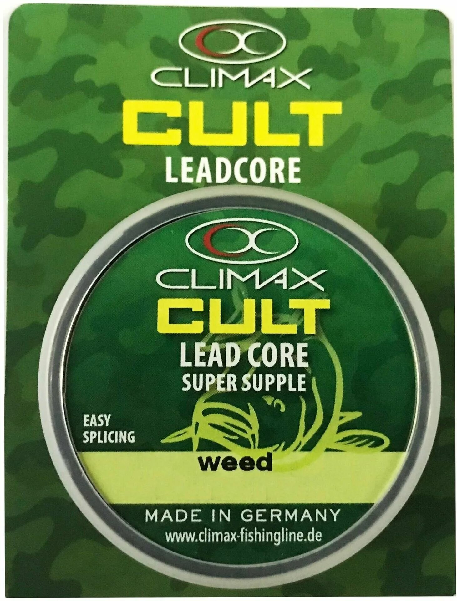 Ледкор Climax Cult Leadcore 35 lbs 15 kg 10 m weed