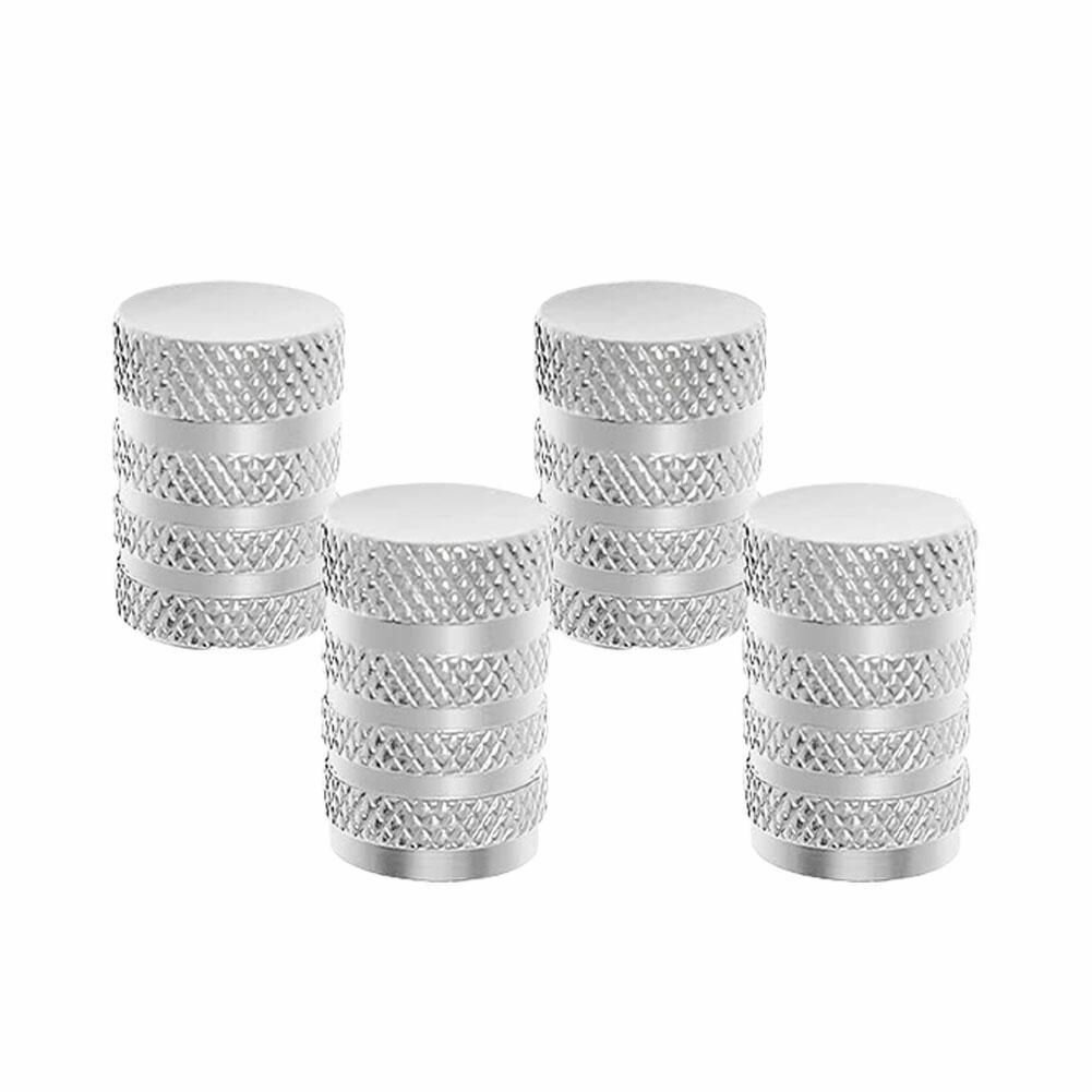 Колпачки на ниппель 4 шт авто, мотоциклов, велосипедов, колясок, хром / колпачки на шинный вентиль алюминий