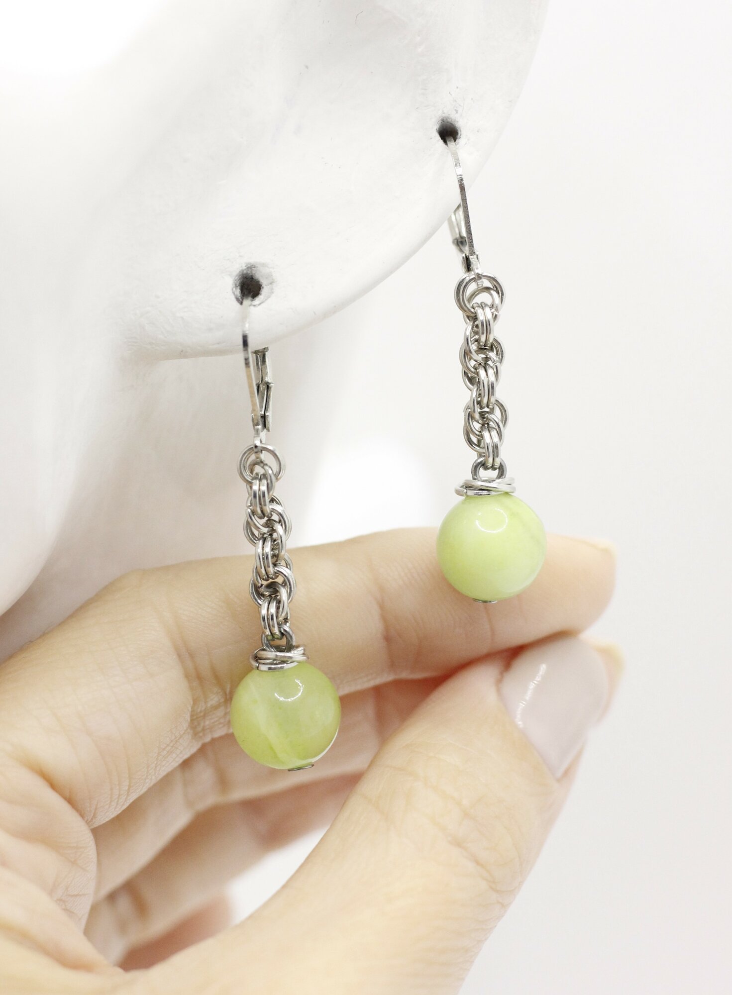 Серьги цепочки