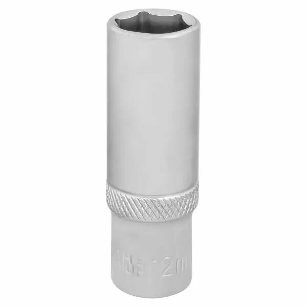 Головка ROCKFORCE LIGHT торцевая, глубокая, шестигранник 12 мм, 1/4"