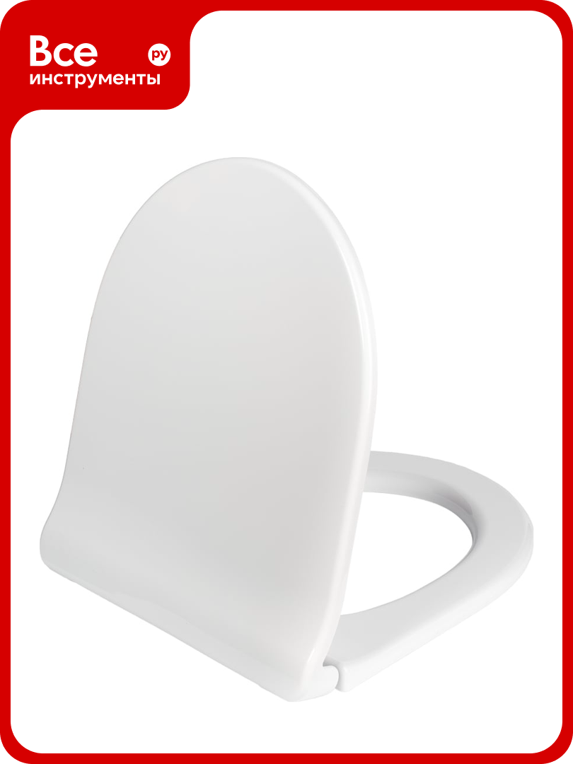 Сиденье для унитаза IDDIS полипропилен, Soft Close, 006, 006PPSCi31 надежной конструкции