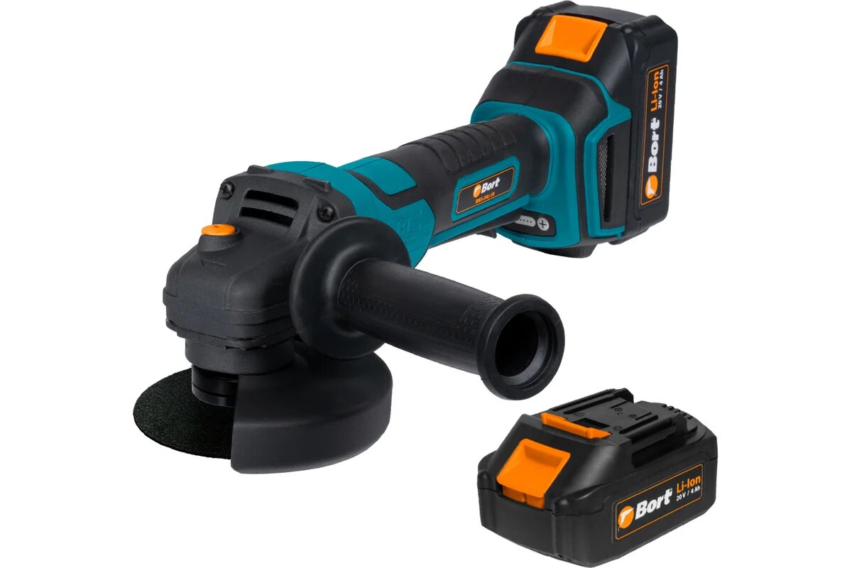 Угловая шлифмашина Bort BWS-20Li-SR, аккумуляторная [93412215]