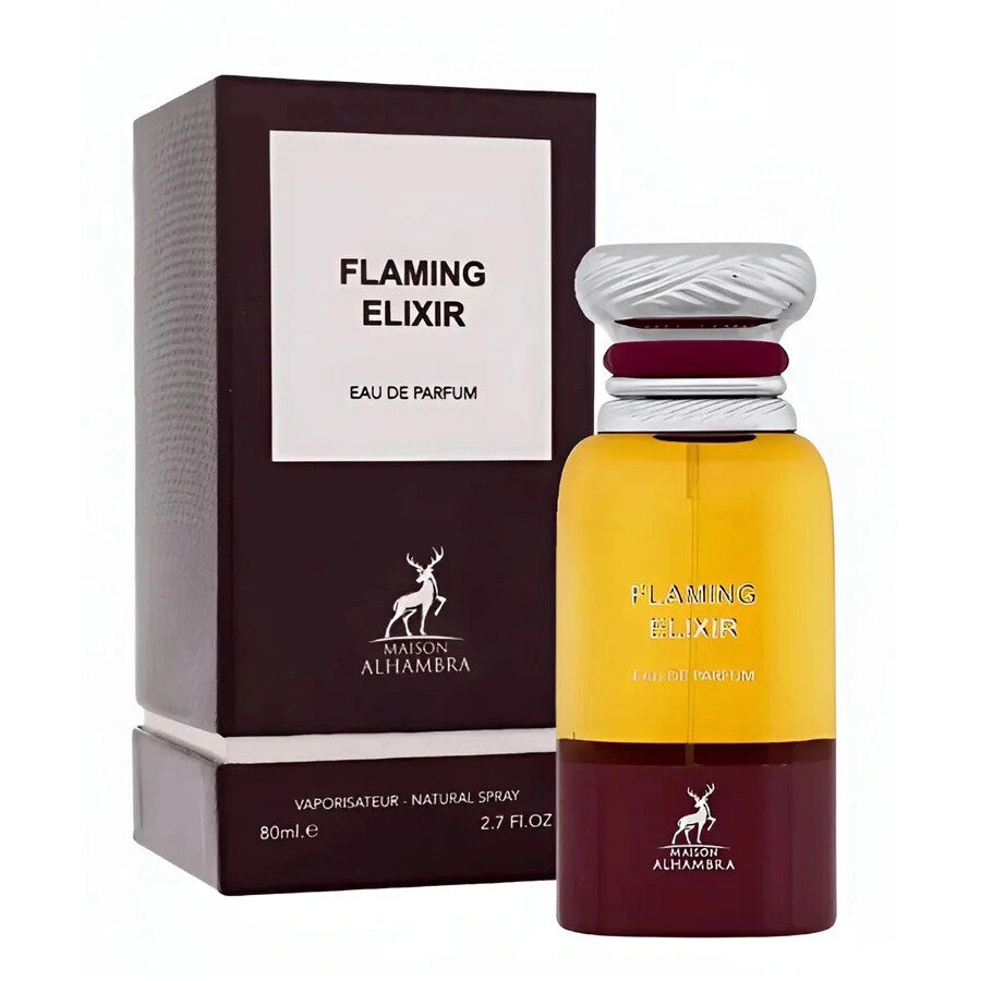 Парфюмерная вода Alhambra Flaming Elixir 100 мл / Духи Альхамбра Флейминг Эликсир / Пылающий эликсир