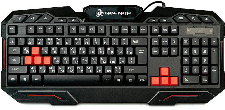 Клавиатура игровая KGK-11U GAN-KATA черный