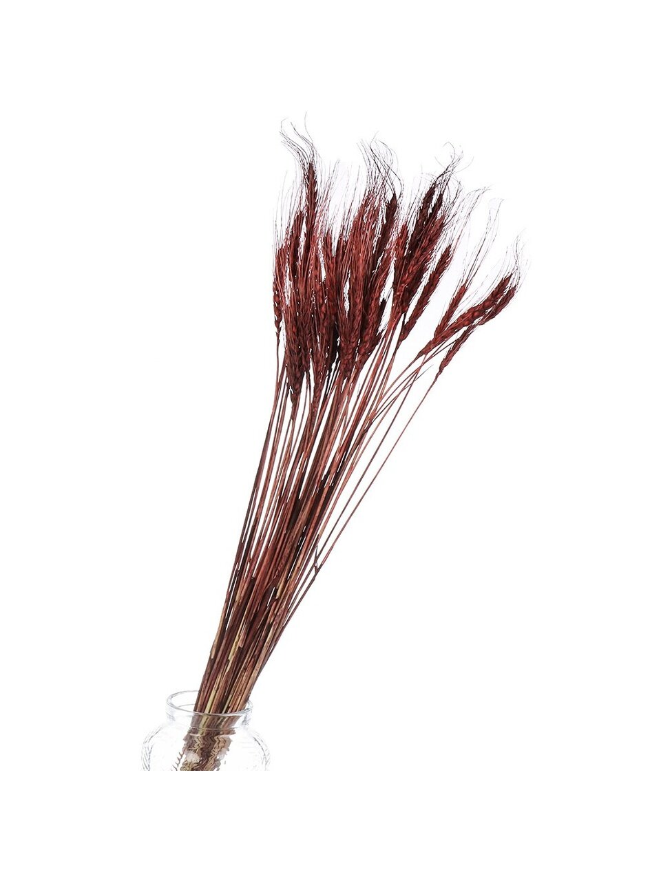 Искусственный декоративный цветок Колосья, букет, коричневый, 70 см, для интерьера, настольный, напольный