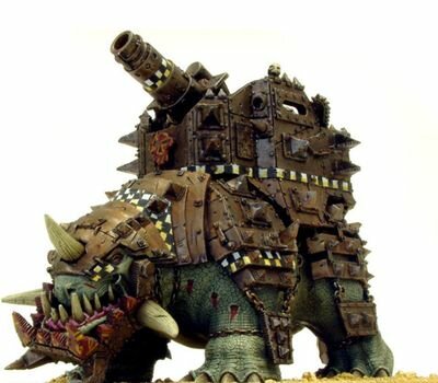 Warhammer 40K Белые детали гигантских орков сквига