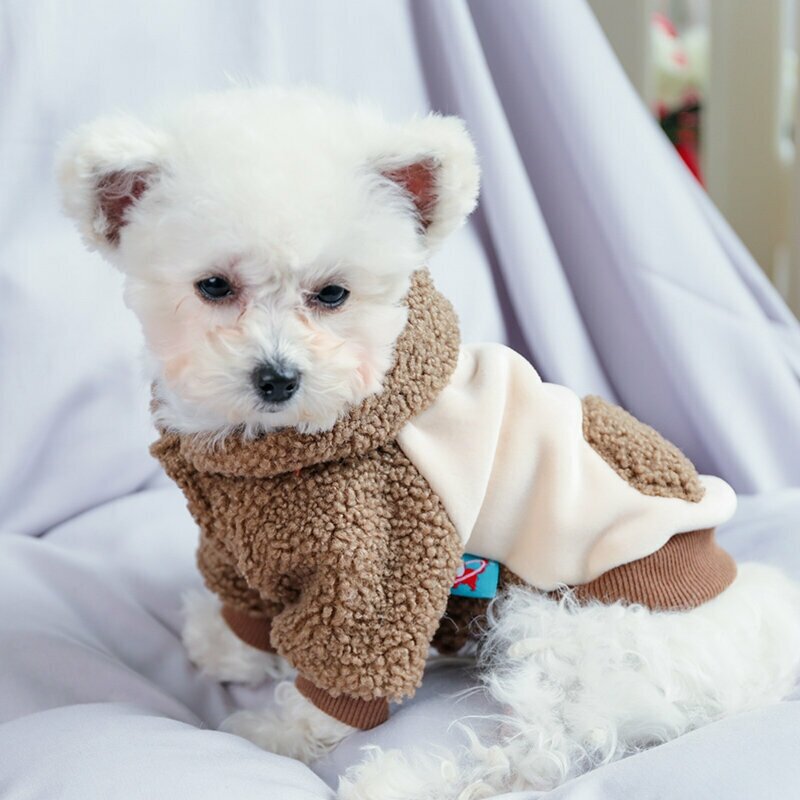 Толстовка для собак Arnydog Плюшка, цвет бежевый, XS (18-22 cм)