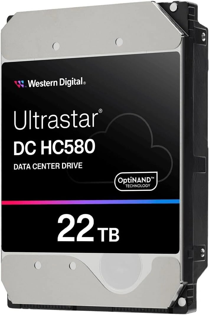 Жесткий диск WD SATA-III 22TB 0F48278 WUH722422ALE6L4 Server Ultrastar DC HC580 4KN, 3.5"