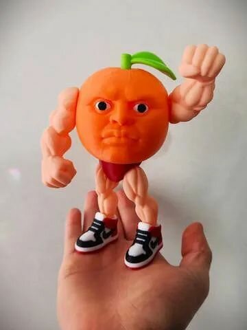 Фигурка УДин Дин Дин Дин Дун, апельсин качок, Мем Итальянский