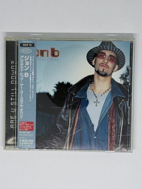 Музыкальный диск Jon B-Greatest Hits. Are U Still Down? (CD, JAPAN) '02 MINT+OBI PROMO