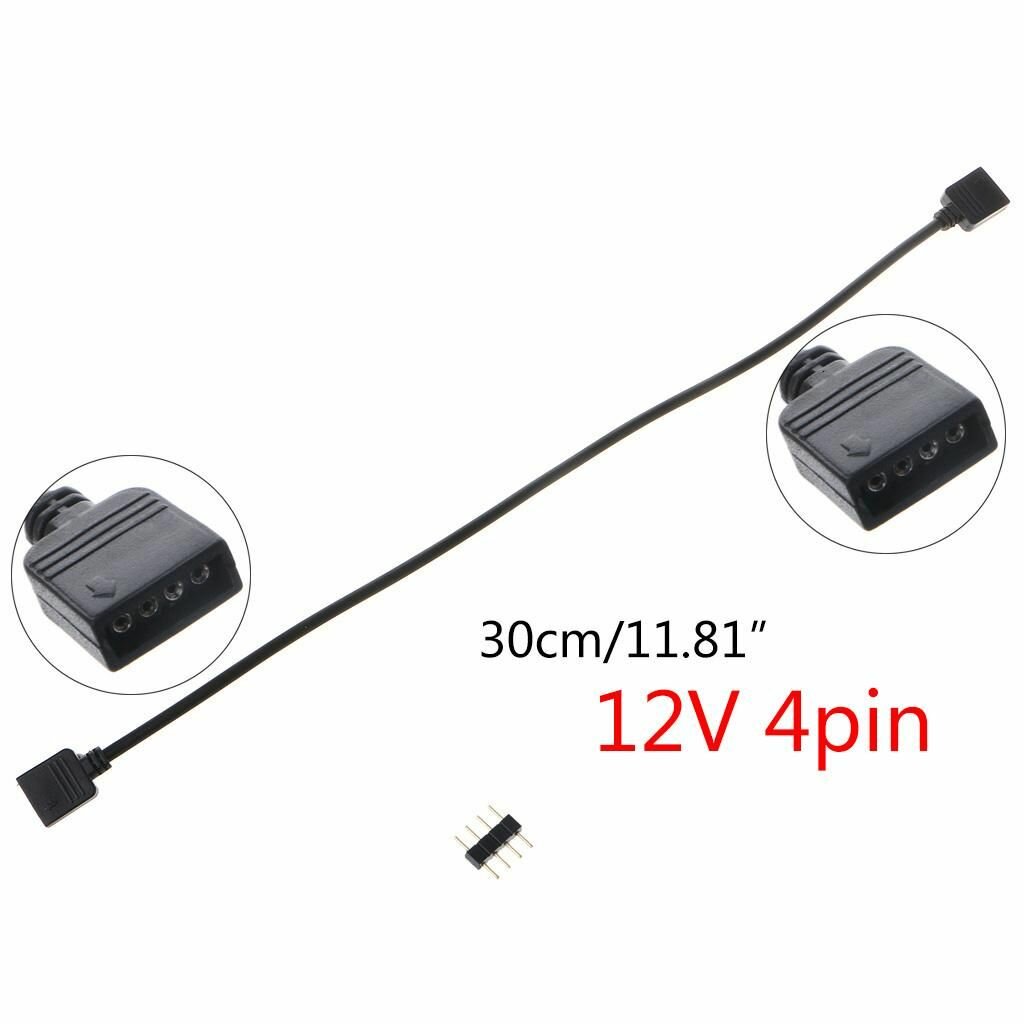 Кабель-удлинитель RGB 12V 4Pin, 1