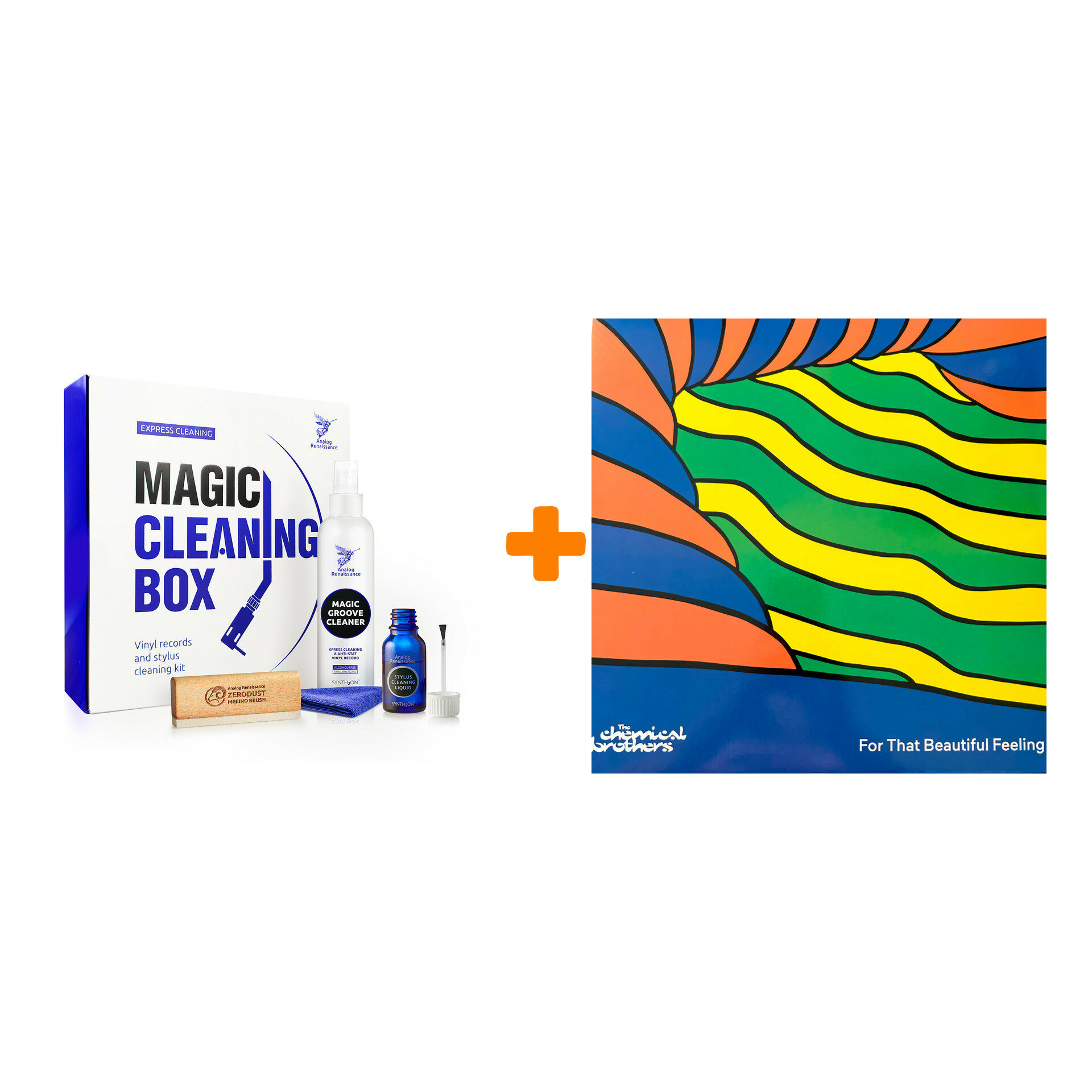 Chemical Brothers For That Beautiful Feeling 2LP + Набор по уходу за винилом Magic Cleaning Box