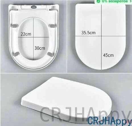 Крышка для унитаза с микролифтом, универсальное V-образное, О-образное, U-образное квадратное сиденье для унитаза M&M