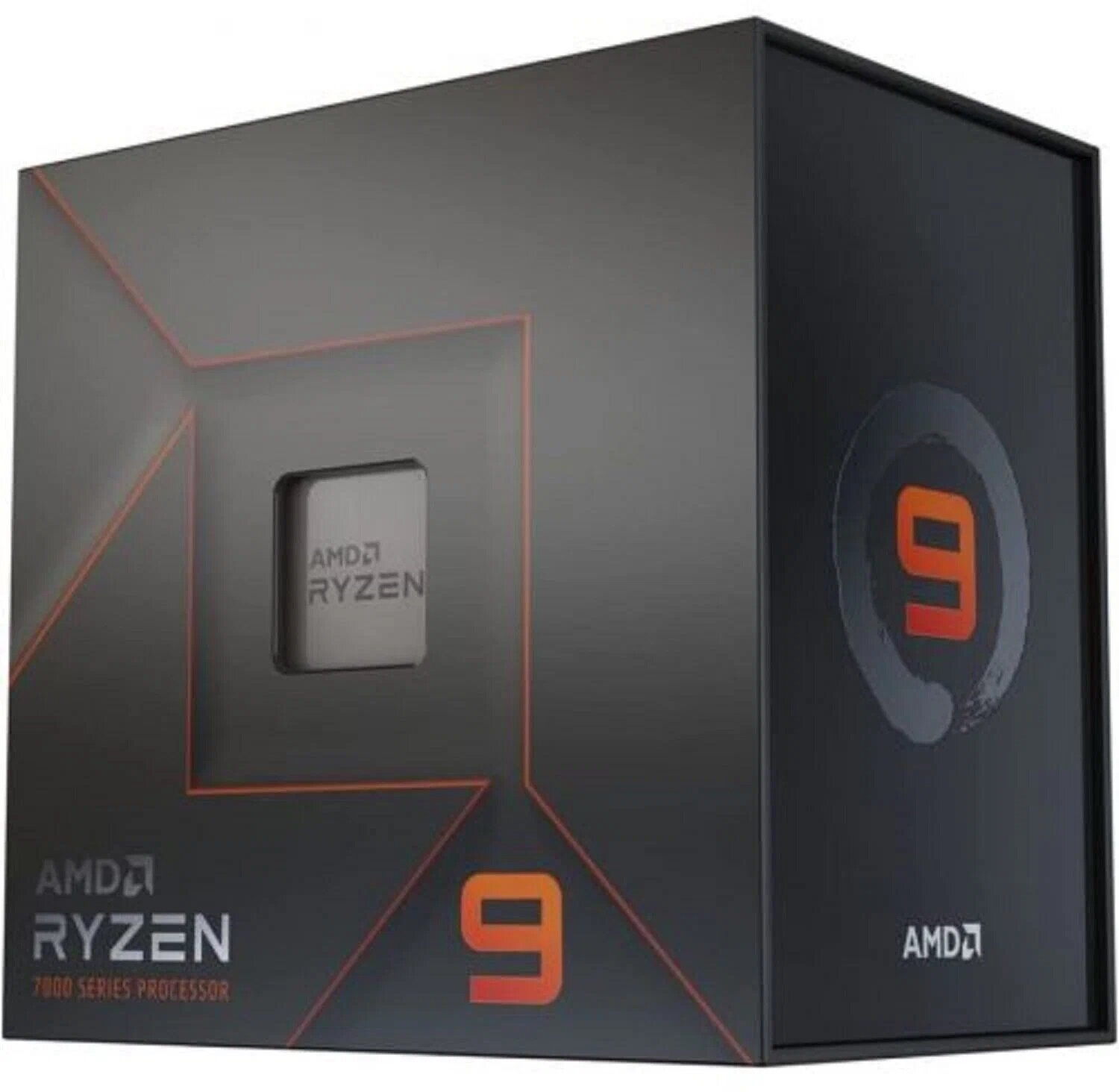 Процессор AMD Ryzen 9 7950X BOX, 16 ядер, 32 потока, AM5, до 5.7 ГГц, без кулера, поддержка DDR5 (100-100000514)