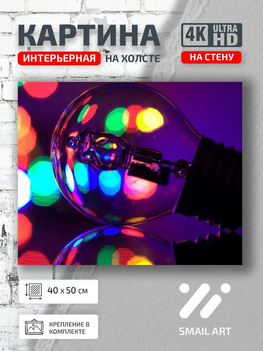 Картина на холсте интерьерная 40 на 50 на стену Спираль Macro для офиса макро интерьер