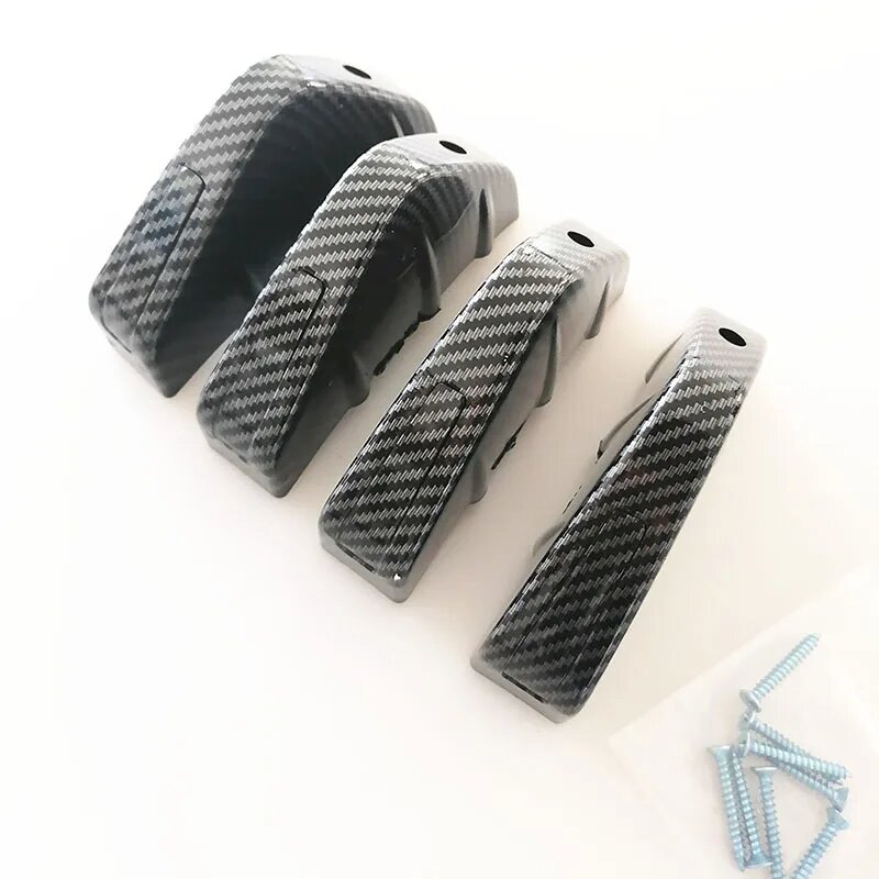 Универсальный автомобильный задний бампер, литой спойлер в виде акулы для Honda CRV Accord Odyssey Crosstour FIT Jazz City Civic JADE Crider Spirior carbon fiber