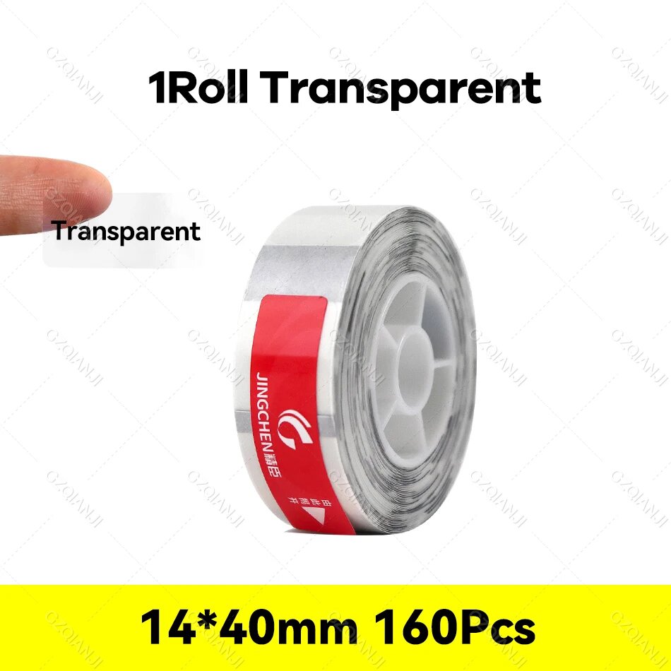 Термобумажные самоклеящиеся этикетки NIIMBOT для мини-принтера D11 D101 D110, Белые Водонепроницаемые Стикеры, цветные рулоны кабельной ленты