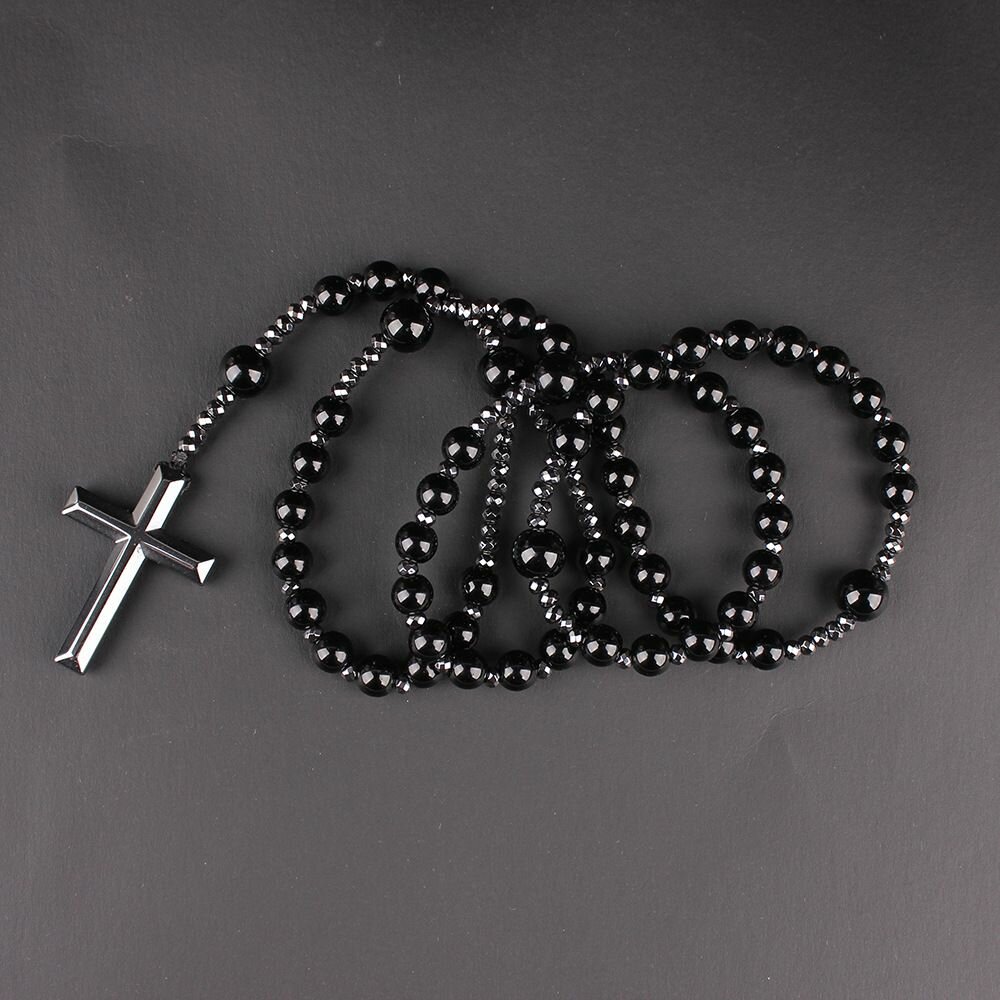 Католическое ожерелье для подвесной молитвы Розария Религиозная бусинка