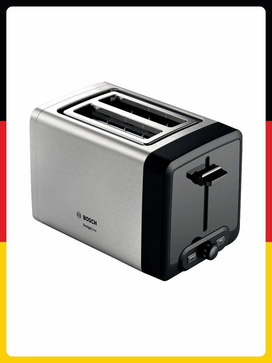 Тостер Bosch TAT4P420DE из нержавеющей стали