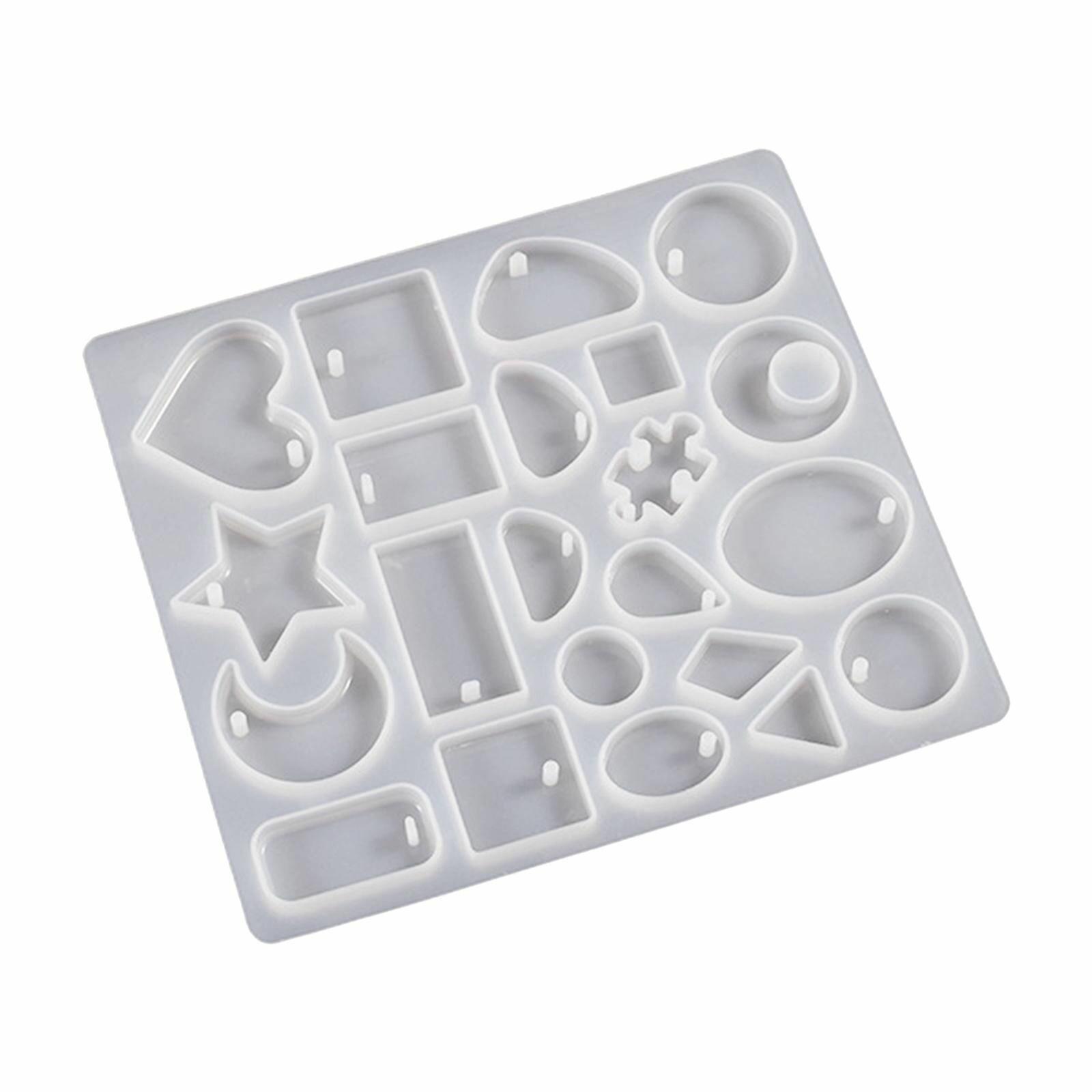 Силиконовая форма для кулонов, модель для изготовления ювелирных изделий, для браслетов, DIY, стиль А, много форм, с отверстием для подвешивания