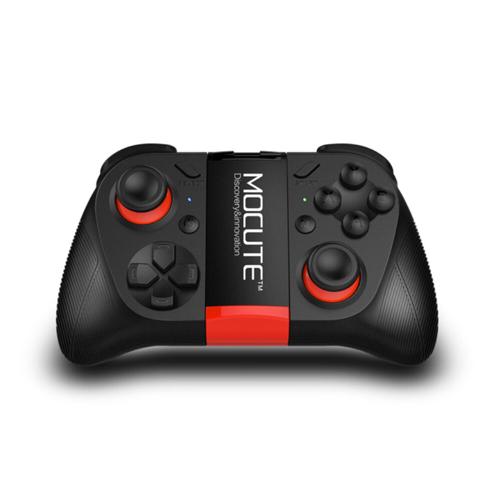 Игровой контроллер с беспроводным подключением BT V3.0, двойными стиками, материал ABS, порт зарядки Micro USB, емкость батареи 3.7V 400mAh, поддерживаемые системы Android/iOS/PC, размер 14.2*9*4.6cm, вес 138g, в комплект входят 1 контроллер, 1 кабель
