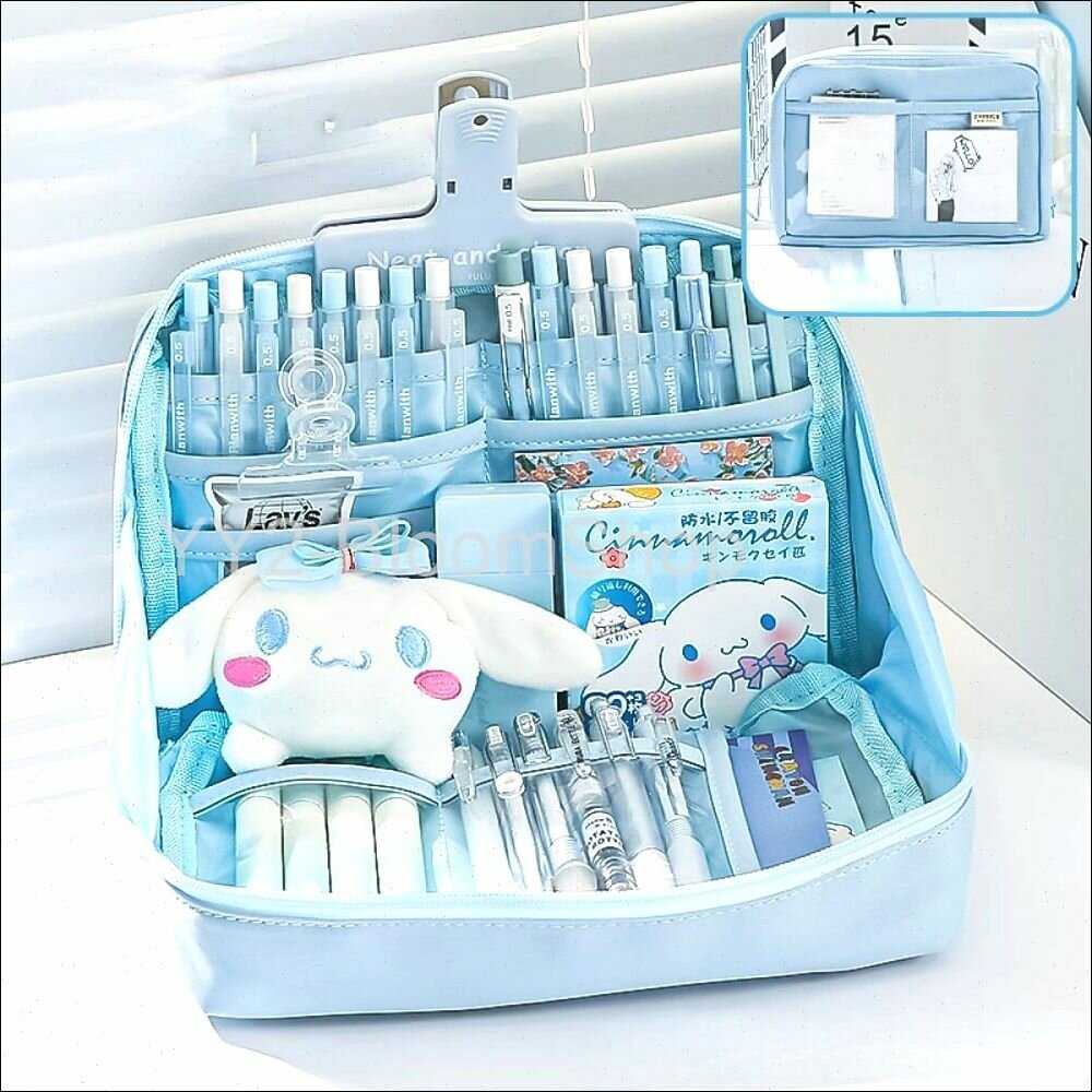 12-слойный пенал большой вместимости, Красивый пенал для девочек, Школьные канцелярские принадлежности для учащихся