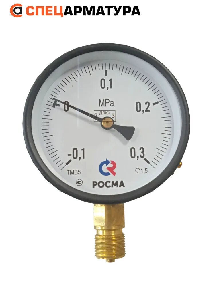 Мановакуумметр показывающий технический ТМВ-510Р.00 (-0,1-0,3MPa) M20x1,5