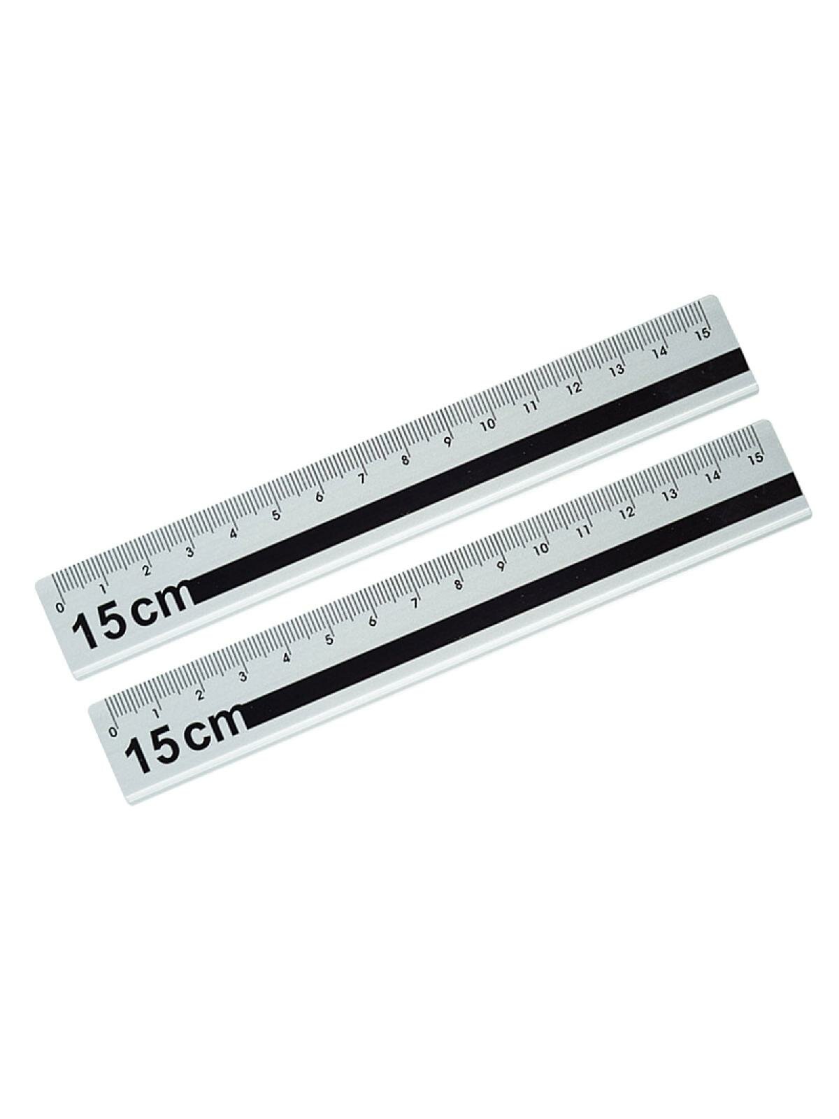 Прямая линейка с высококонтрастной маркировкой для архитекторов художников инженеров