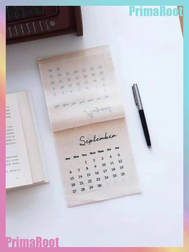 Удобный тканевый настенный календарь на 2026 год для рождественского украшения дома и офиса