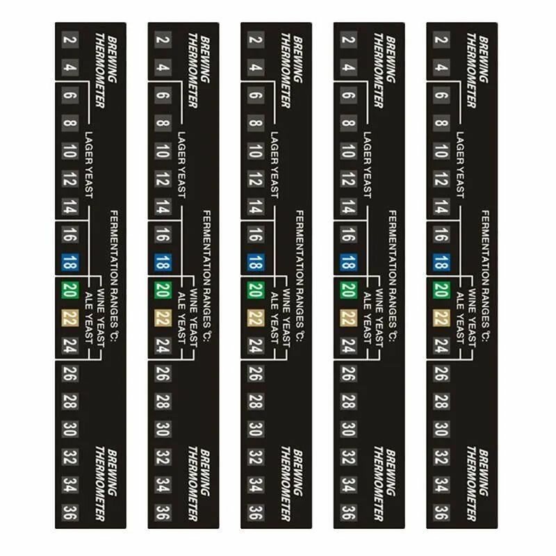 Термометр для пива и вина, 5 шт.