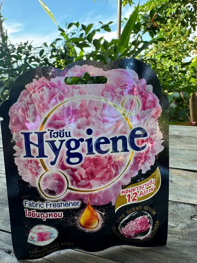 Hygiene Fabric Freshener 8 g, Ароматическое саше для шкафа и белья 8 гр. Пион