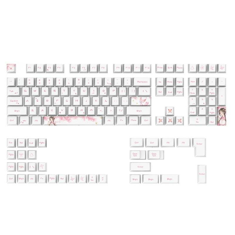 PBT Клавиши 130 клавиш Cherry Profile DYE SUB