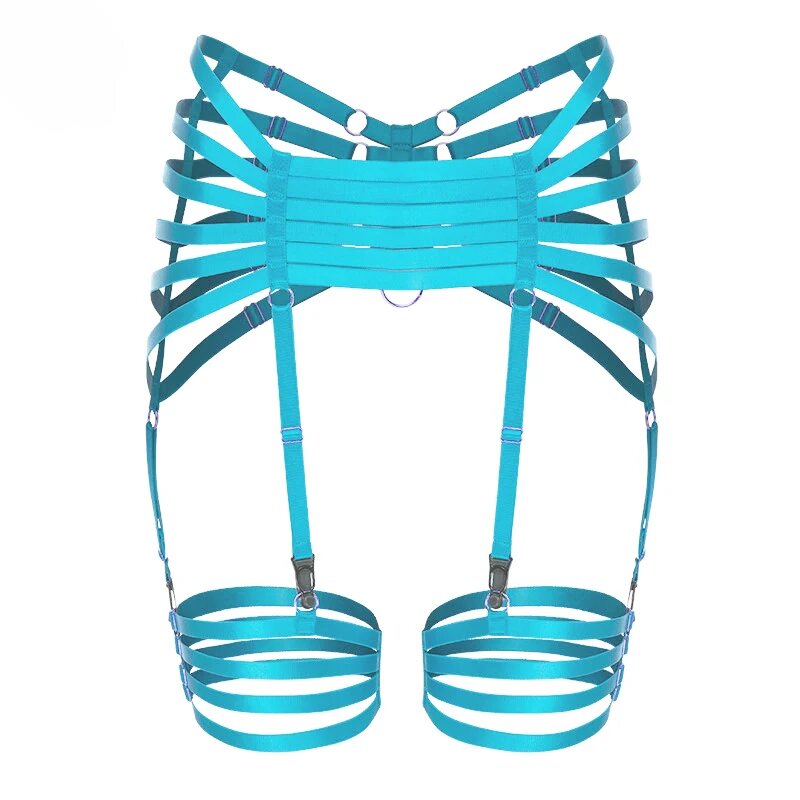 Бирюзовый корсет-накладка JLX.HARNESS MP0181BULE