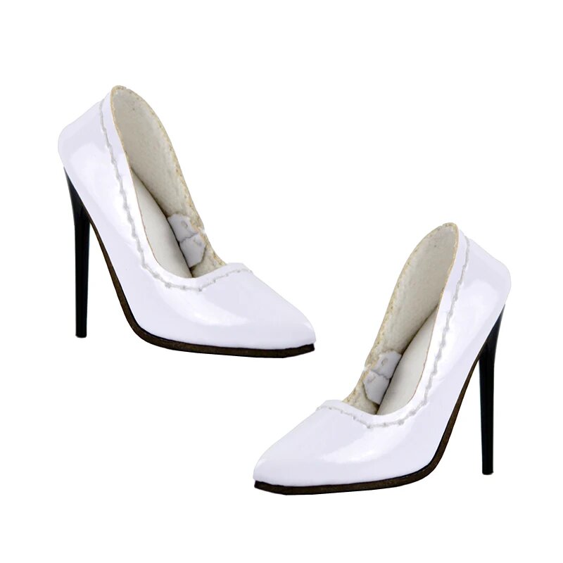 Модель обуви 1/6 Bigfoot для кукол Tbleague Phicen Белый, J28-2