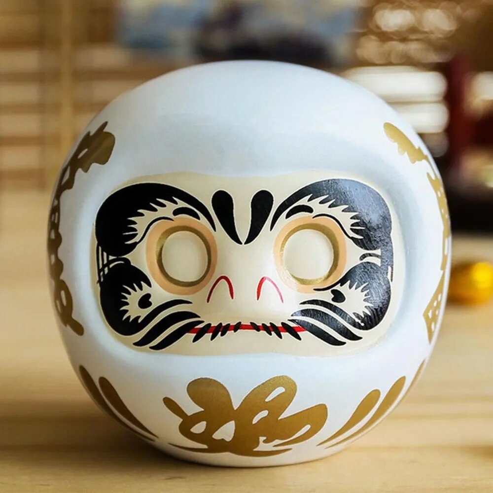 Японская керамическая кукла Дарума Lucky Cat Fortune 10x10x10см