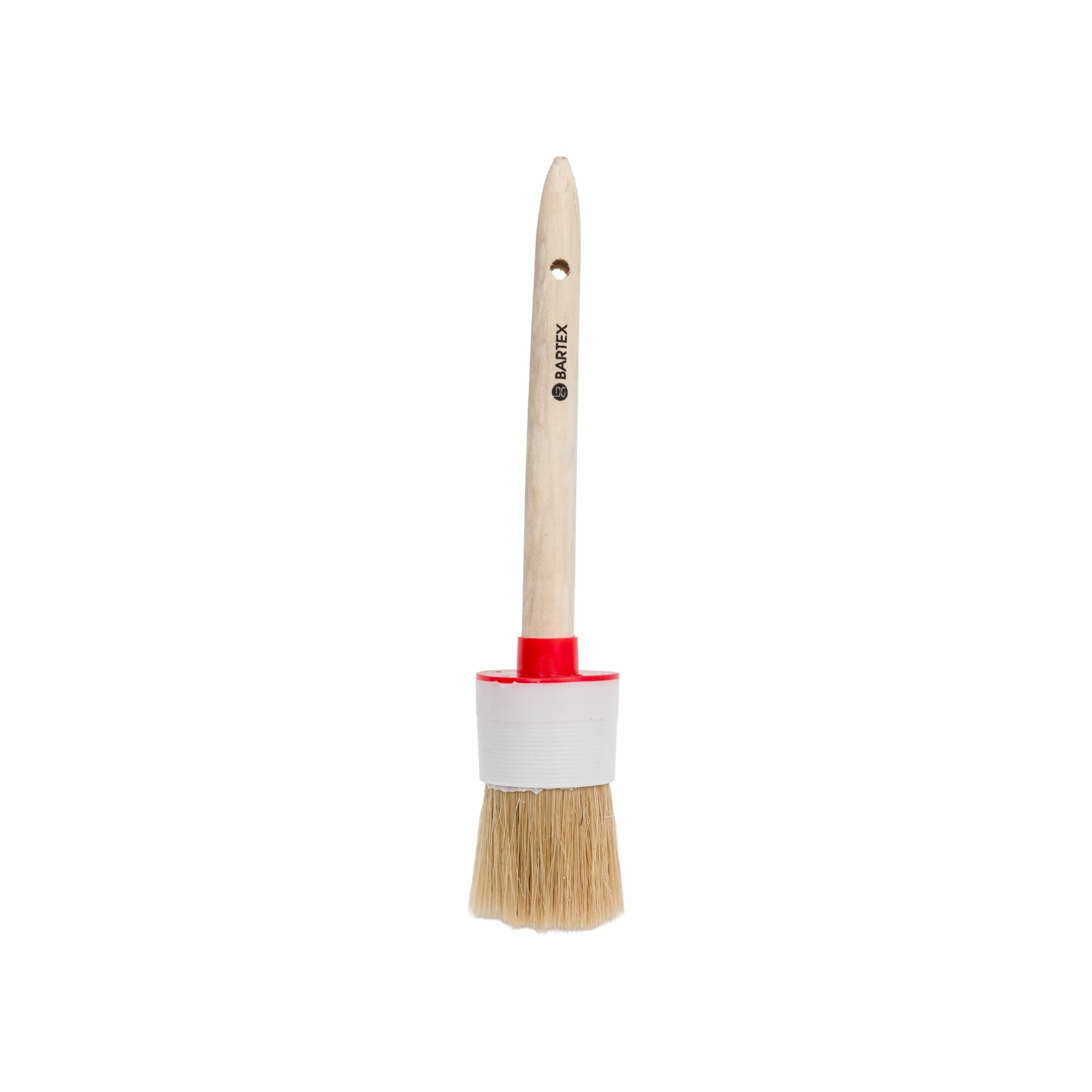Круглая кисть BARTEX Евро d50 мм, №14, 2", 55 мм, рукоятка дерево 134183