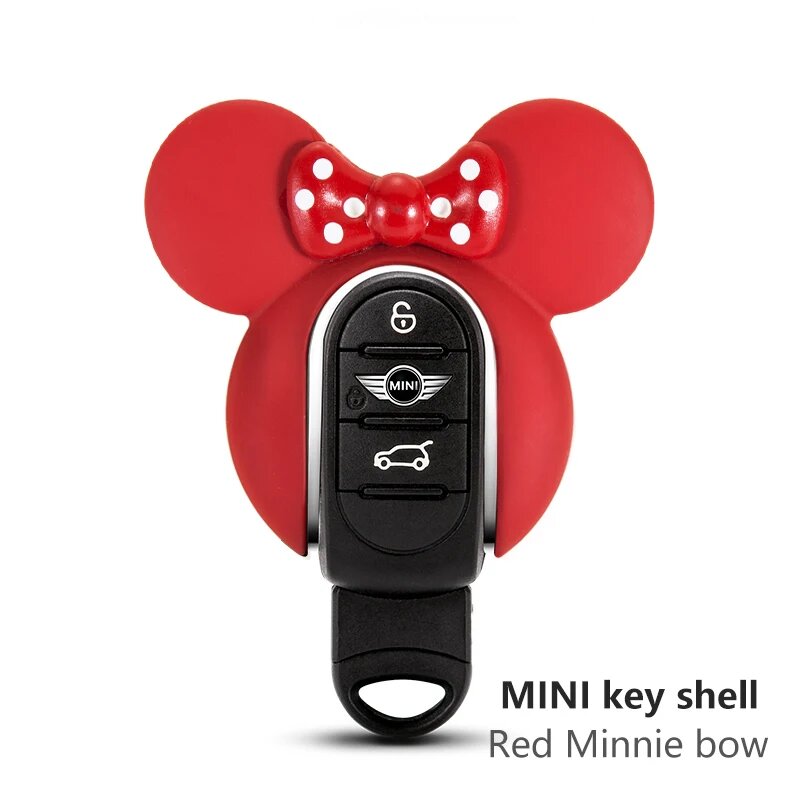 Чехол для ключей Mini Cooper Red Small Bow F57