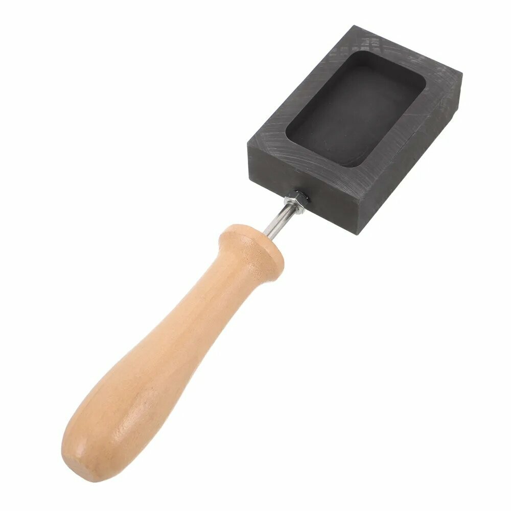 Графитовая форма для литья металлов с ручкой для домашнего использования