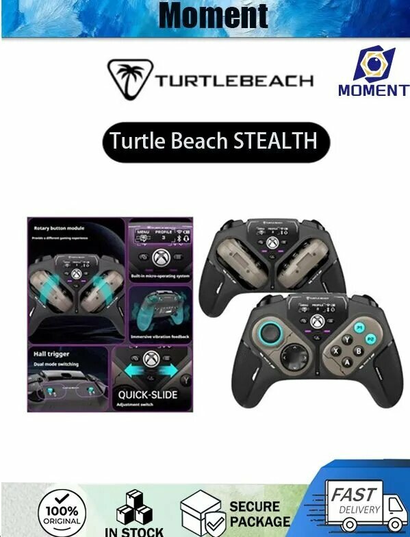 Turtle Beach STEALTH Беспроводной интеллектуальный игровой контроллер Pivot для ПК с ОС Windows, проводная версия для Xbox Series XS и Xbox One поворотный модуль, дисплейная панель