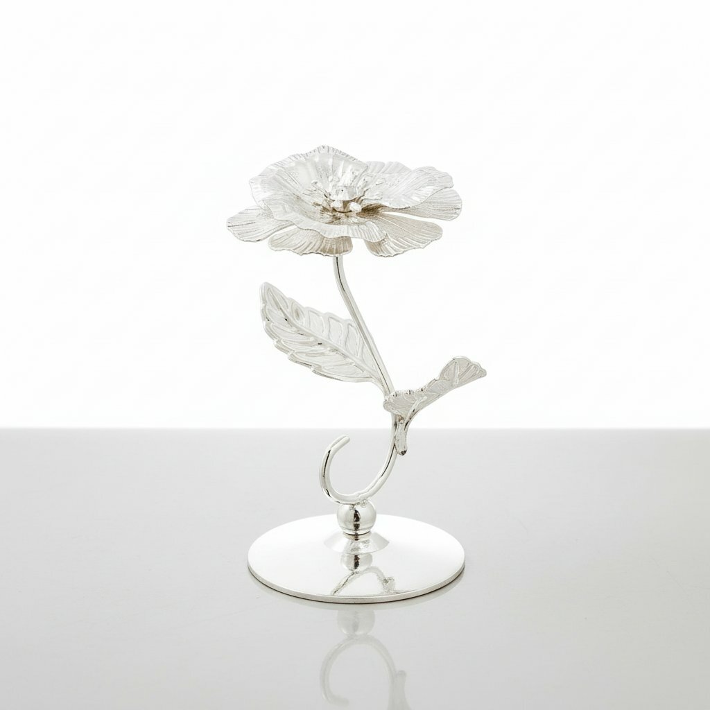Фигурка Цветок посеребр. A2097156 Crystal Temptations, Металл, кристалл