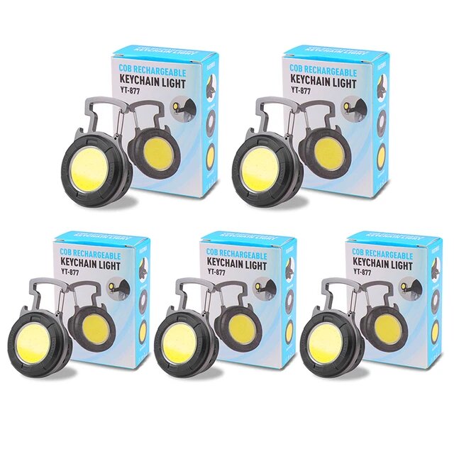 Портативный светодиодный фонарик COB, 500 люмен, алюминиевый сплав Package H