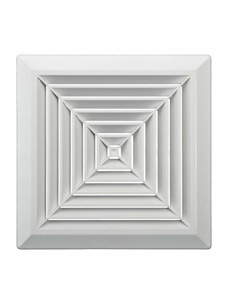 Решетка вентиляционная пластиковая Event 200х200 мм белая для систем вентиляции и кондиционирования воздуха ПК 200