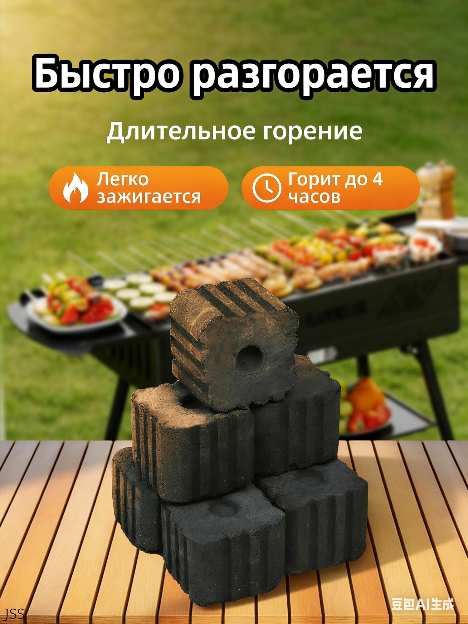 Уголь Древесный 4.2 кг