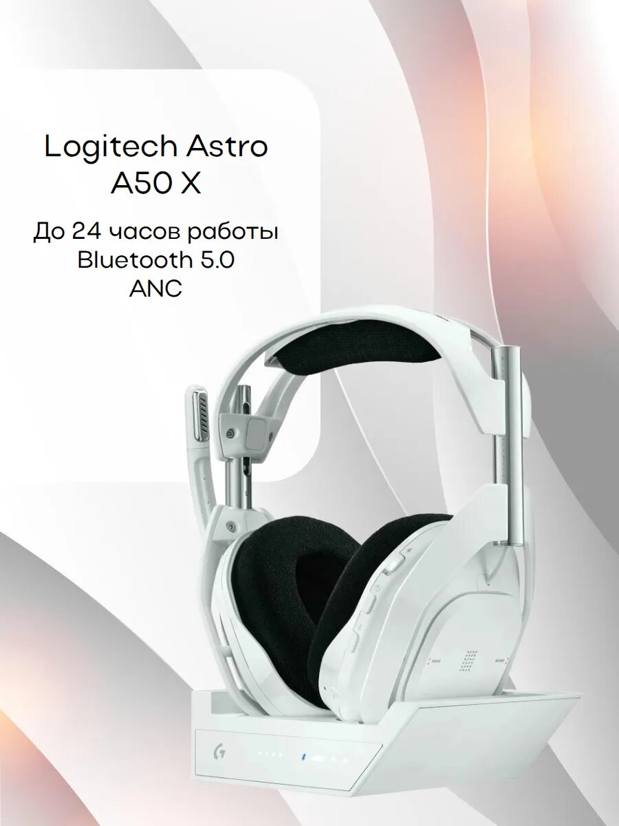 Logitech G Astro A50 X, белый