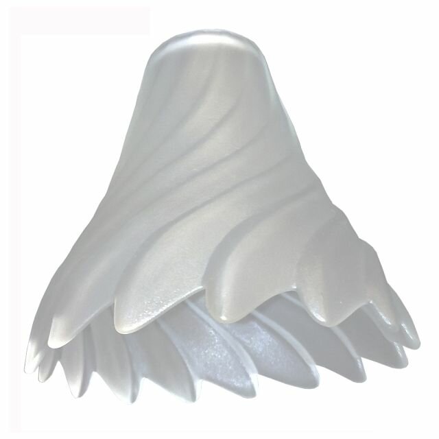 Плафон стекло Jupiter Lighting Факел Е14 матовый белый 128мм
