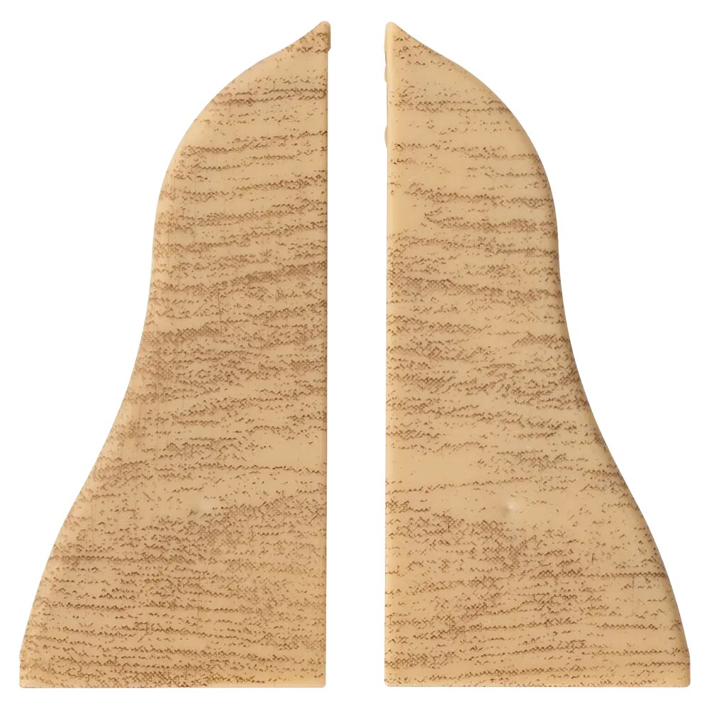 Заглушка для плинтуса Pro Дом ПВХ 5,5 см цвет дуб беленый