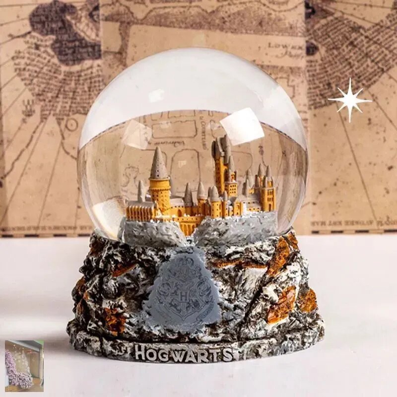 Снежный шар Harry Potter Замок Хогвартс Снежный шар, диаметр 10 см с подсветкой