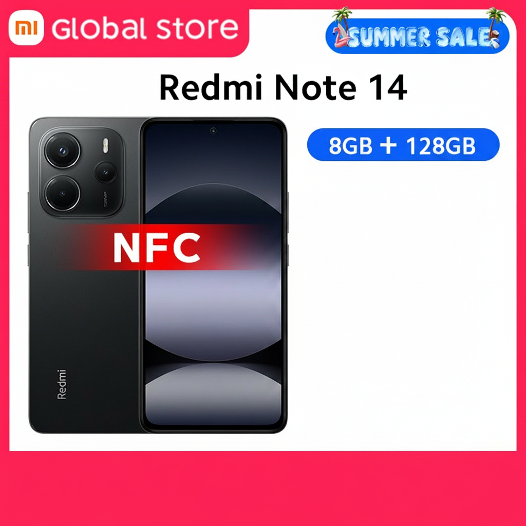 Смартфон Xiaomi Redmi Note 14 4G, 8/128ГБ, global