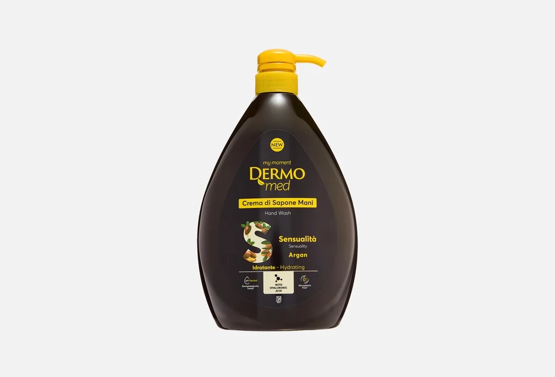 DERMOMED SENSUALITY ARGAN Жидкое крем-мыло для рук и тела 1000 мл