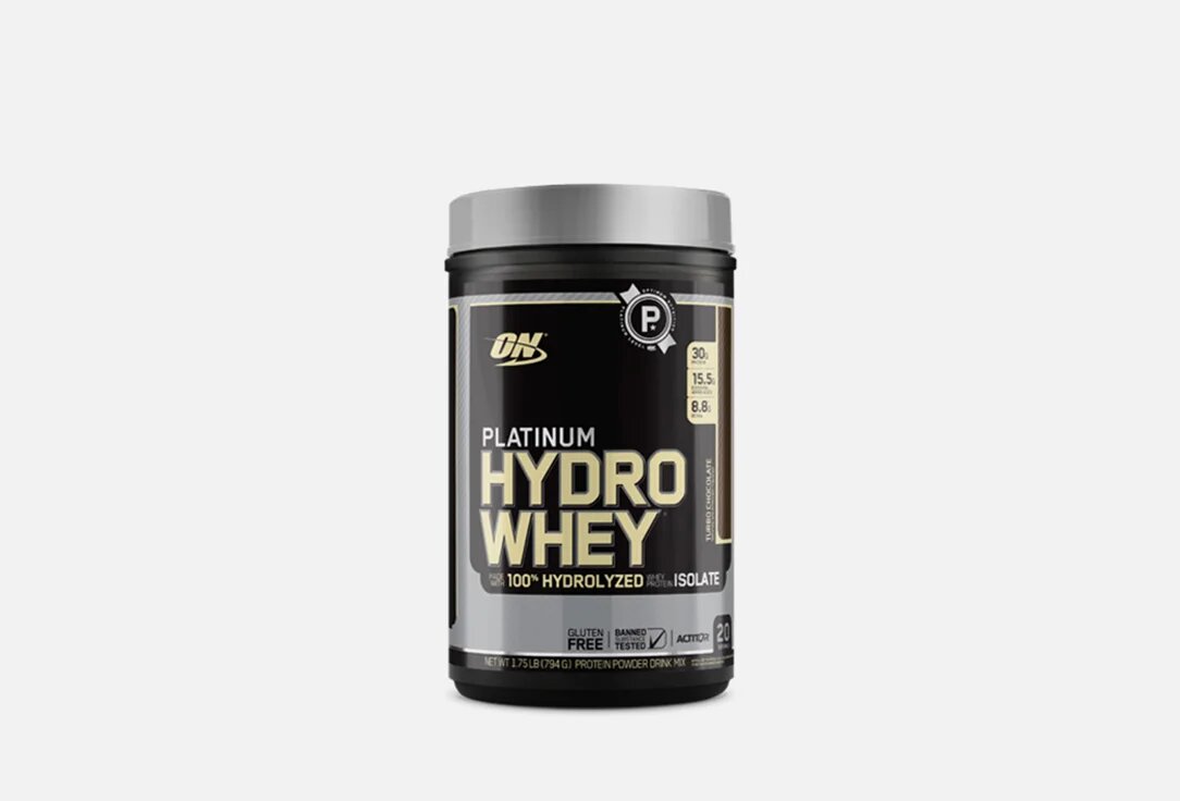 Optimum Nutrition PLATINUM HYDROWHEY Turbo Chocolate Протеин 794 г